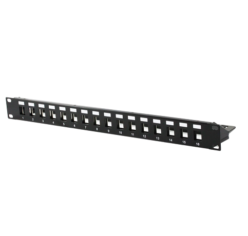 16 Port Unloaded Shielded Patch Panel - SwiftBuy