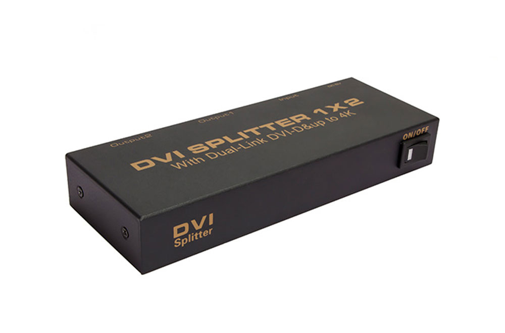 2 Port DVI 4K Splitter - SwiftBuy