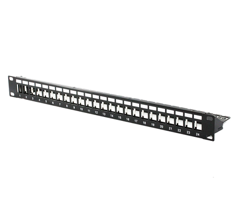 24 Port Unloaded Shielded Patch Panel - SwiftBuy