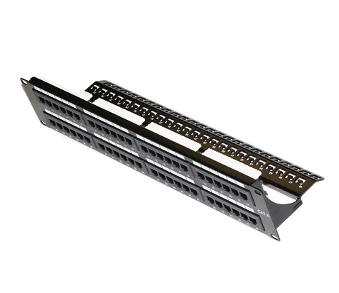 48 Port CAT6 Patch Panel with cable Management - SwiftBuy